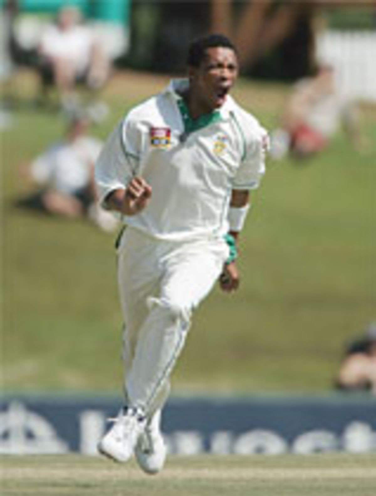 Makhaya Ntini jumps for joy | ESPNcricinfo.com