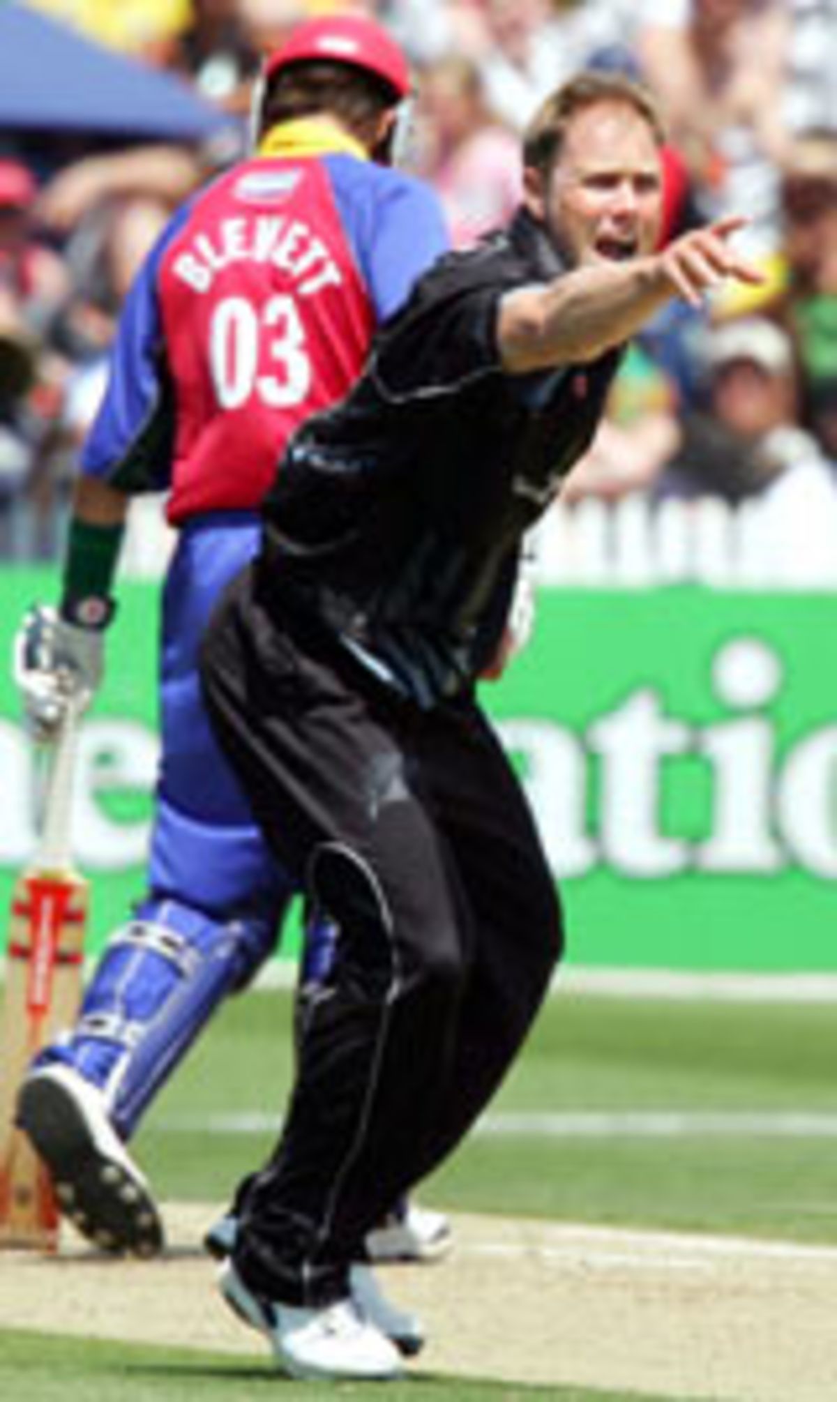 Jeff Wilson appeals | ESPNcricinfo.com