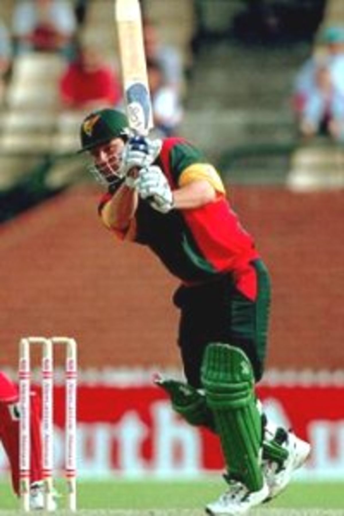 Marsh drives, South Australia v Tasmania, Mercantile Mutual Cup, 1999/ ...