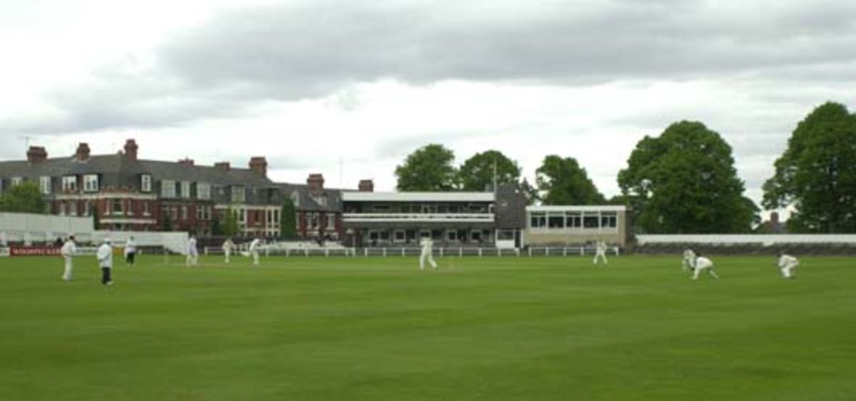 A general view of Jesmond Cricket Ground, Newcastle upon Tyne ...