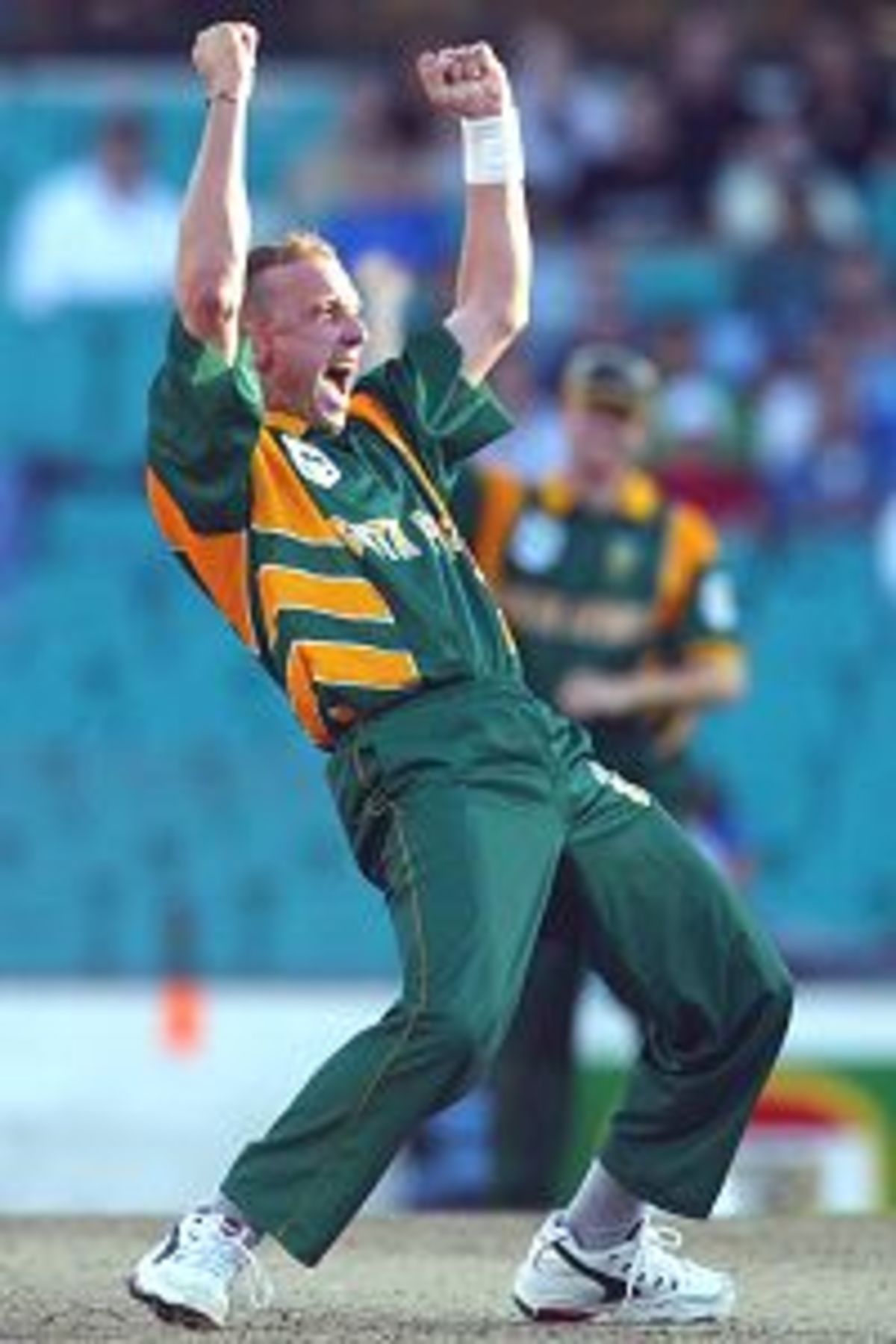 Pollock with the VB Series trophy | ESPNcricinfo.com