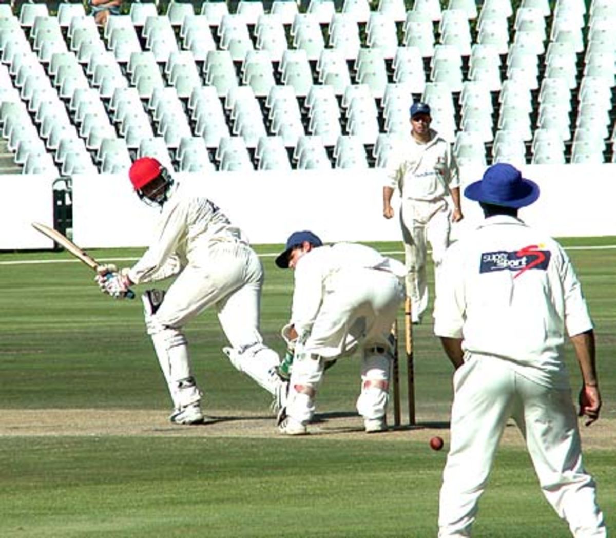 Garnett Kruger of EP takes evasive action against WP | ESPNcricinfo.com Garnett Kruger of EP takes evasive action against WP | ESPNcricinfo.com