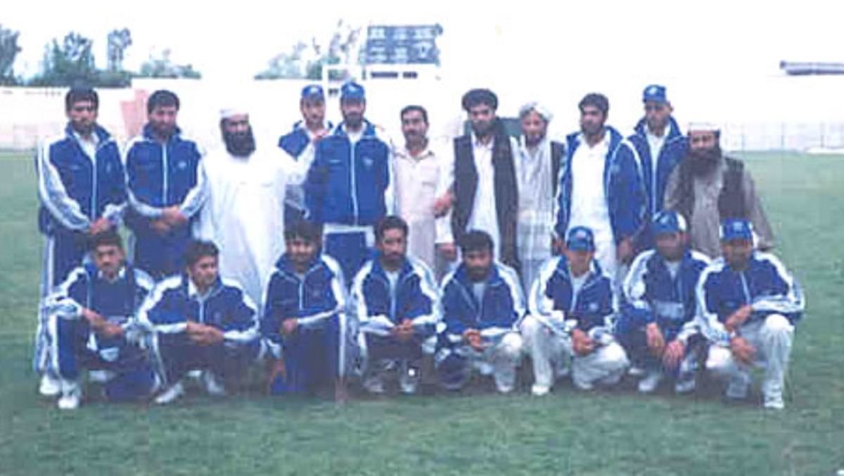 Taj Malik, Afghanistan coach and Imran Khan during ACF tour for ...
