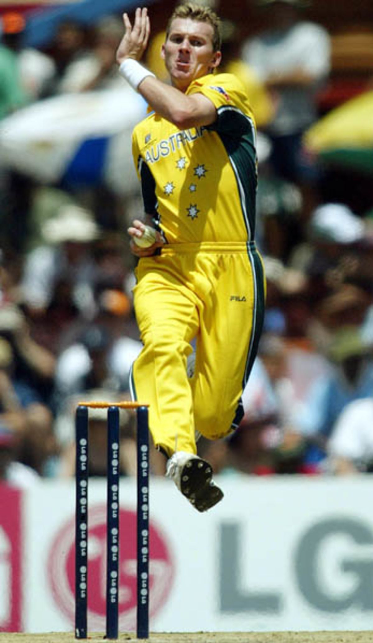 Brett Lee in action against India at Centurian | ESPNcricinfo.com
