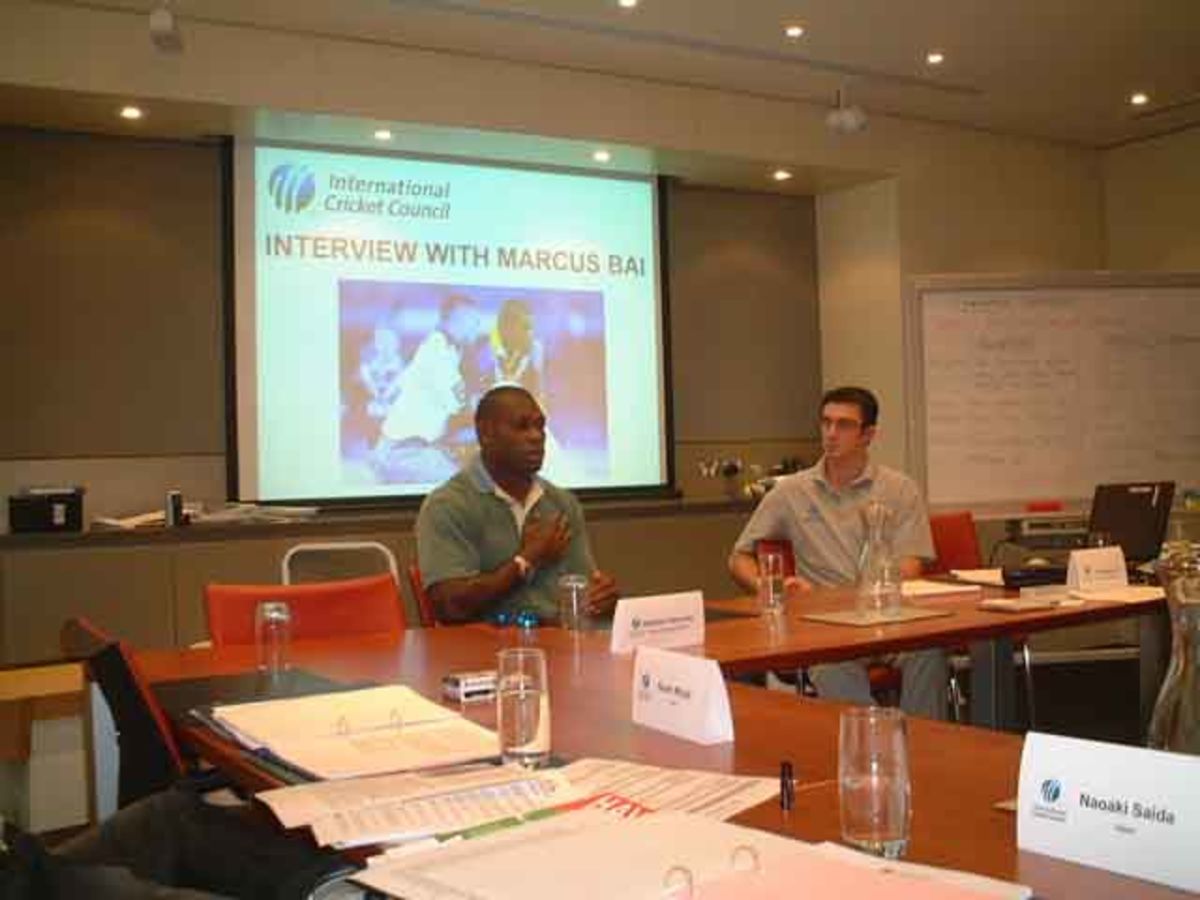 Melbourne Storm rugby league footballer Marcus Bai presents at the ...