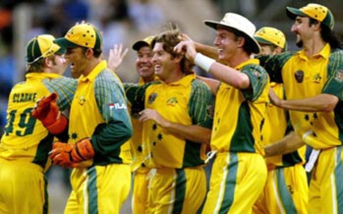 Lakshmipathy Balaji was clean bowled and Australia had won the VB ...