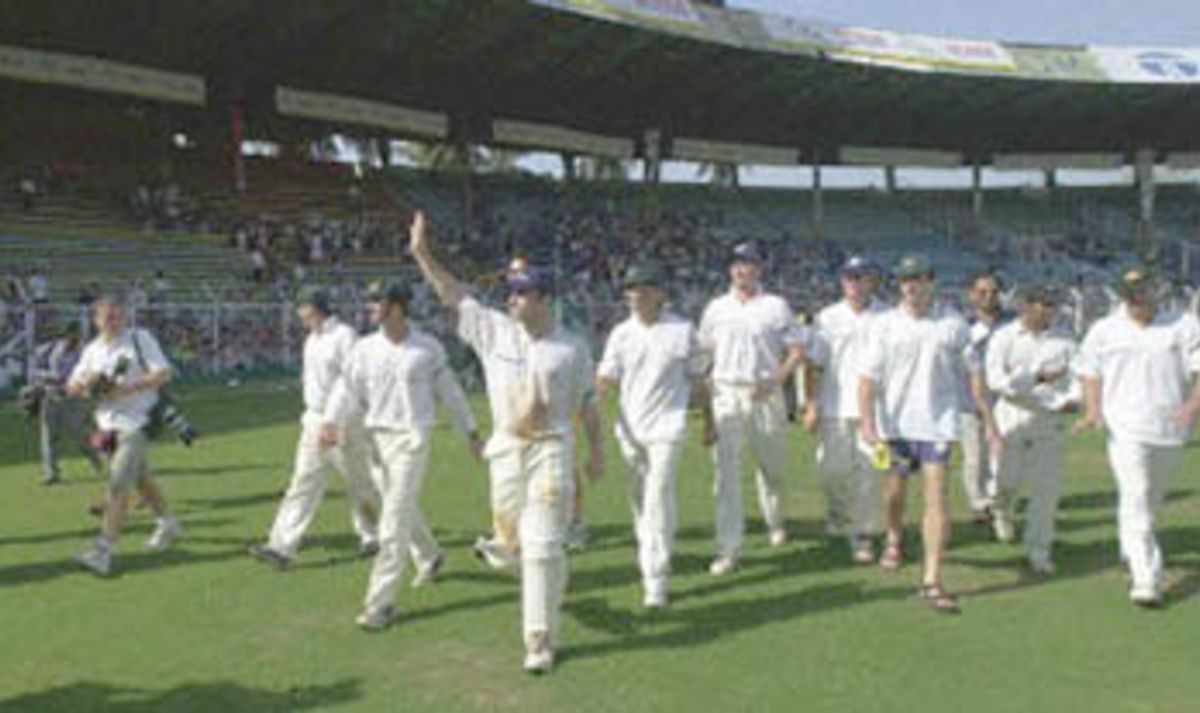 The victors pose for the papparazi | ESPNcricinfo.com