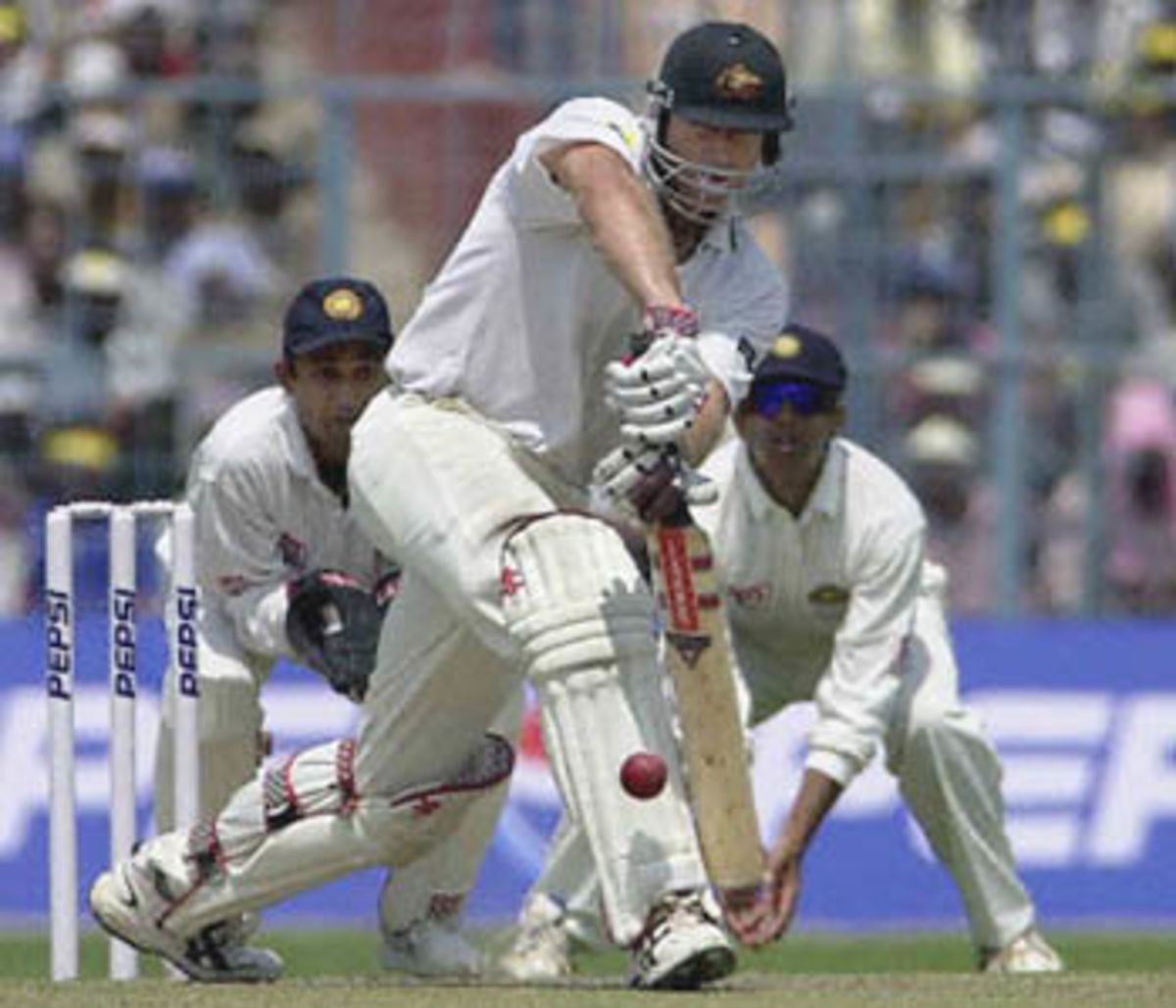 Matthew Hayden drives | ESPNcricinfo.com