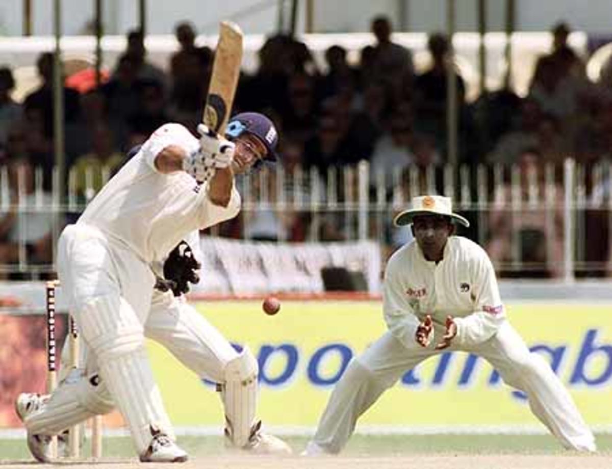 Mostly English supporters watch the Test at the Sinhalese Sports Club ...