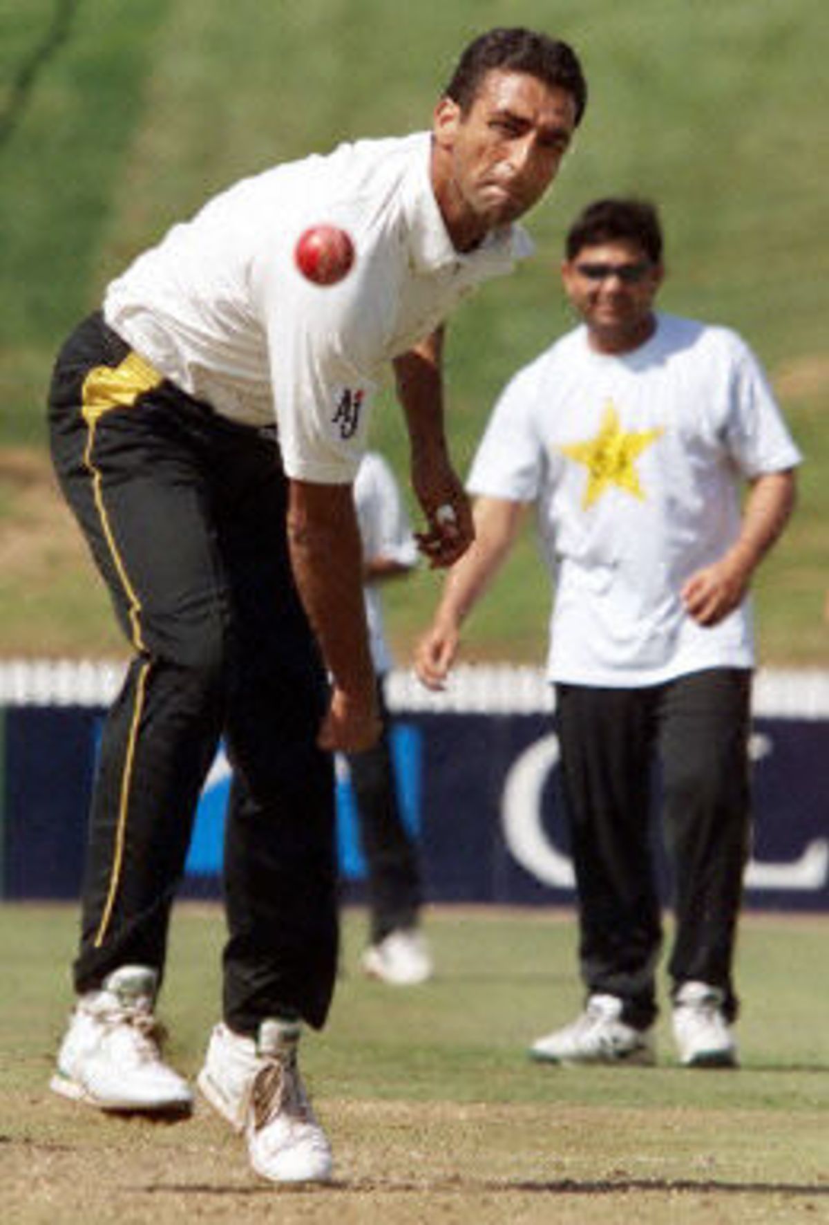 Mohammad Akram sends down a delivery | ESPNcricinfo.com