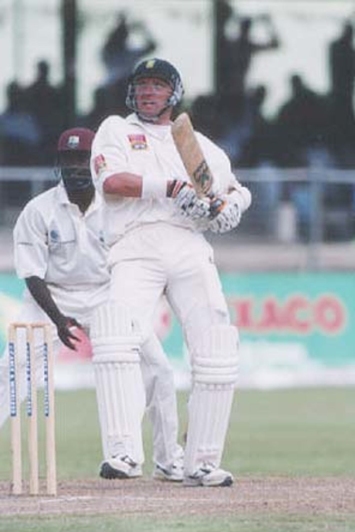 Allan Donald batting in the Barbados Test | ESPNcricinfo.com