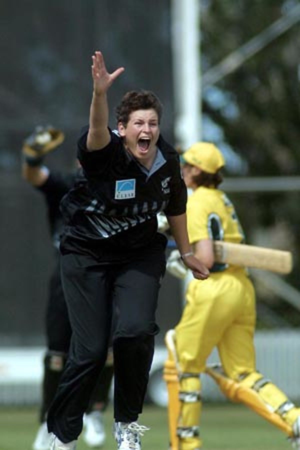 Goszko plays a delivery from King to the leg side. 2nd WODI: New ...