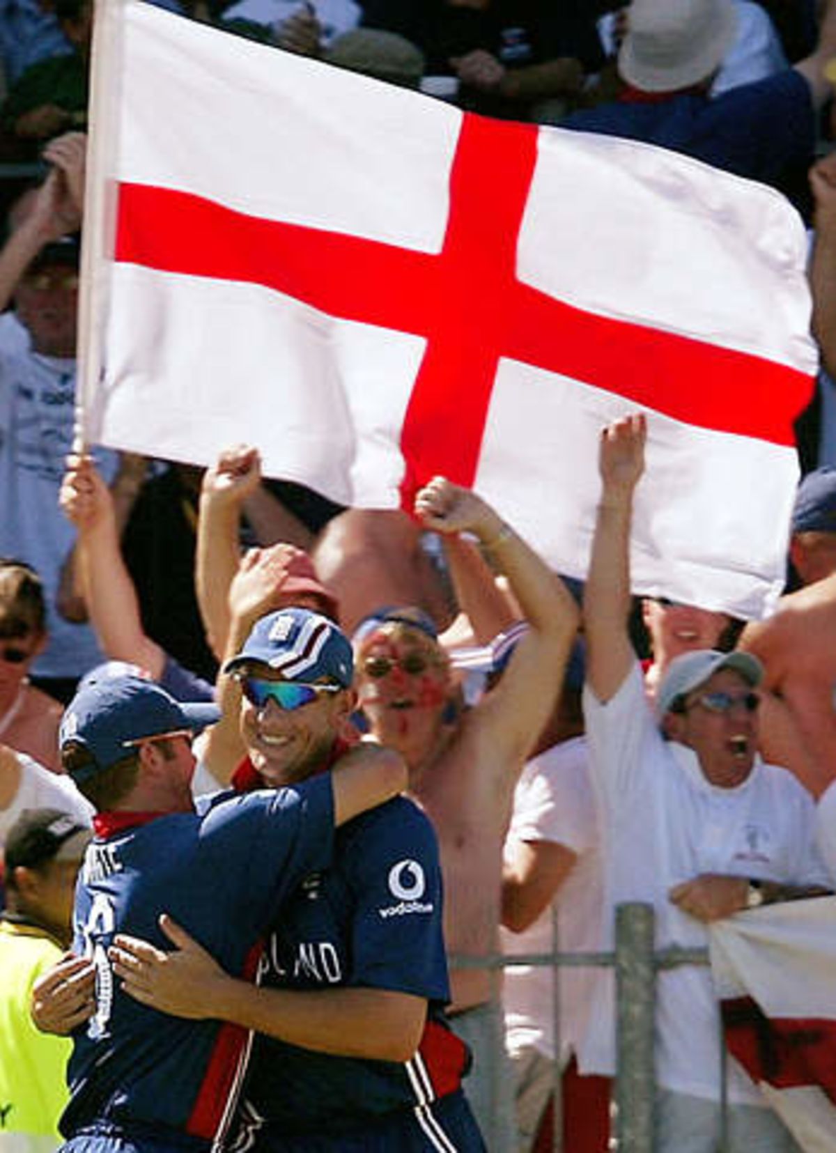 Ashley Giles celebrates after catching Andrew Symonds | ESPNcricinfo.com