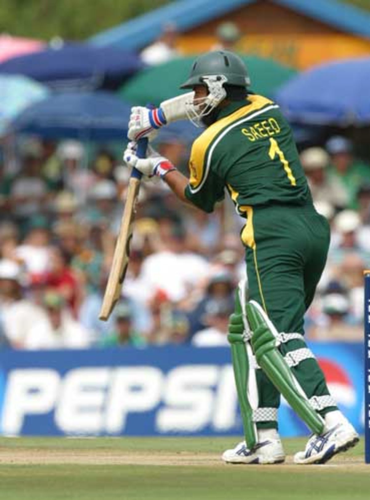 Saeed Anwar on the back foot | ESPNcricinfo.com
