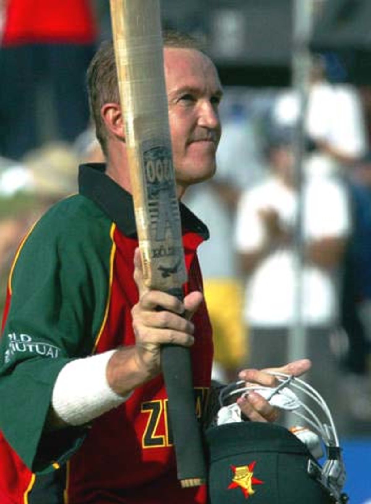 Andy Blignaut ducks a delivery against Sri Lanka at Buffalo Park in ...