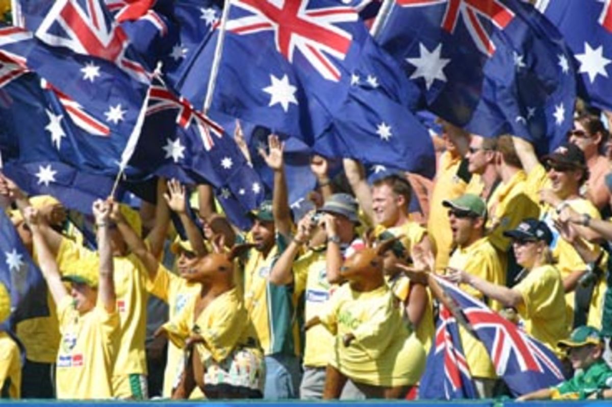 Australian supporters in The Wanderers | ESPNcricinfo.com