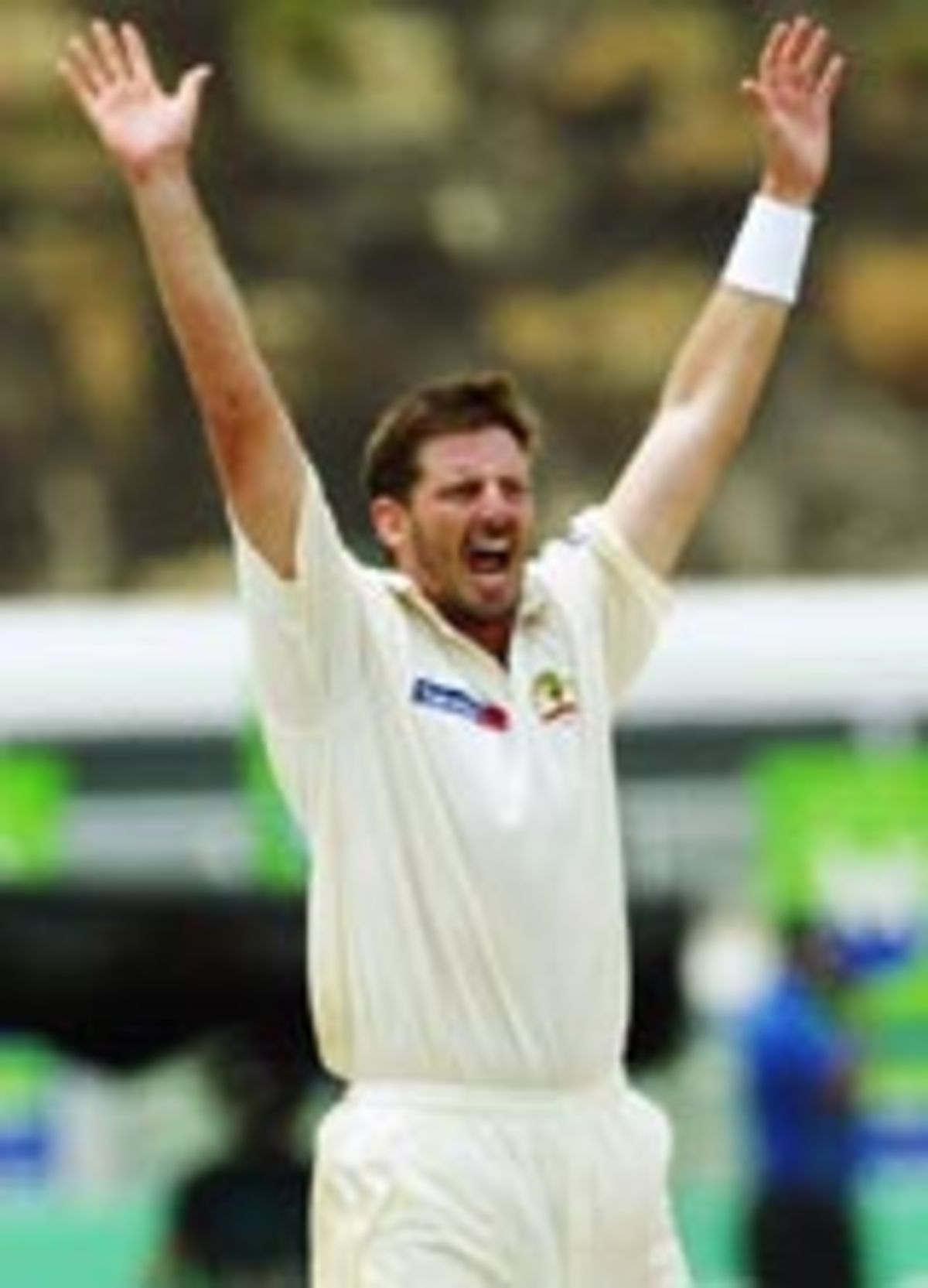 Michael Kasprowicz goes up in appeal | ESPNcricinfo.com