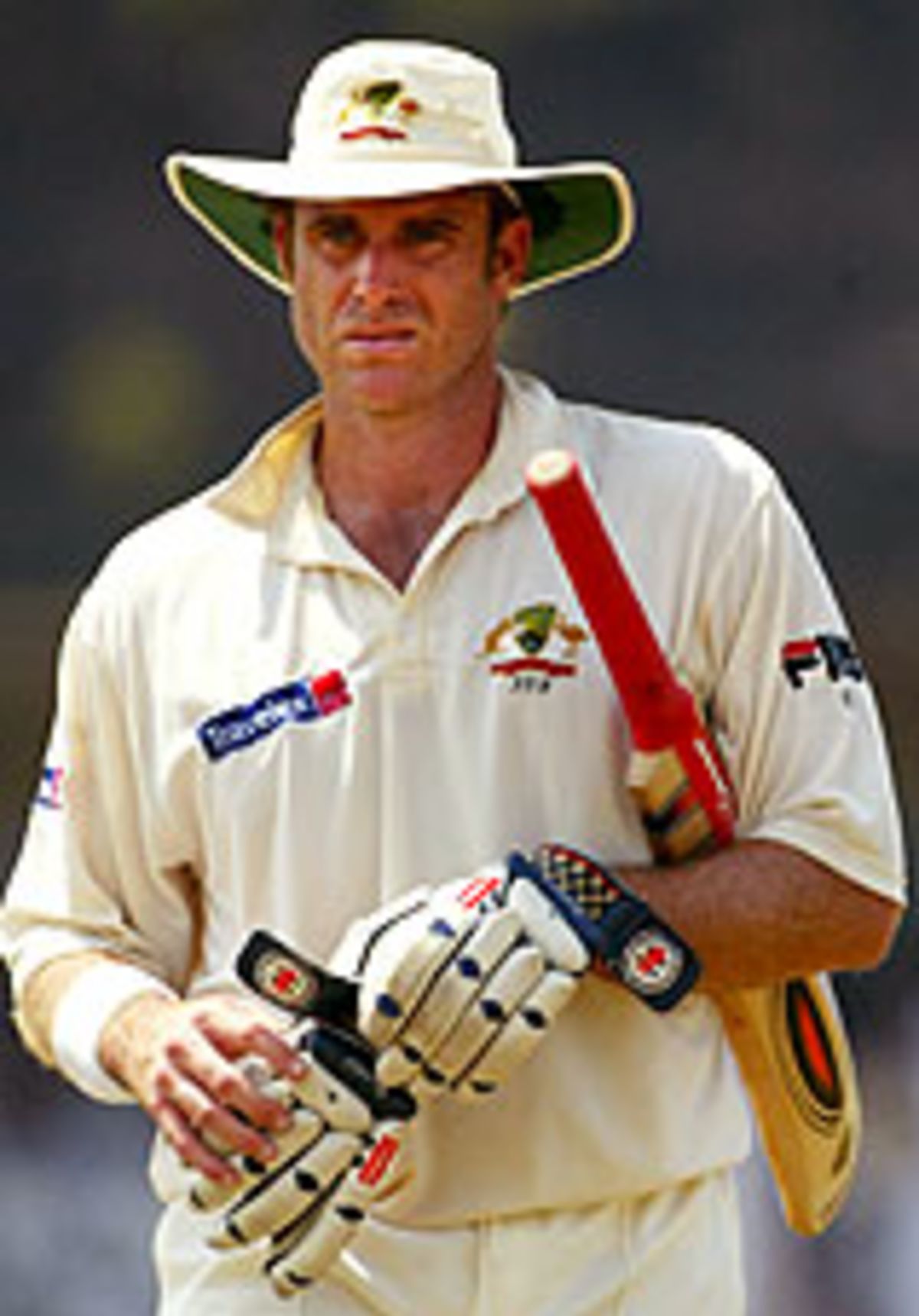Matthew Hayden sweeps the ball | ESPNcricinfo.com