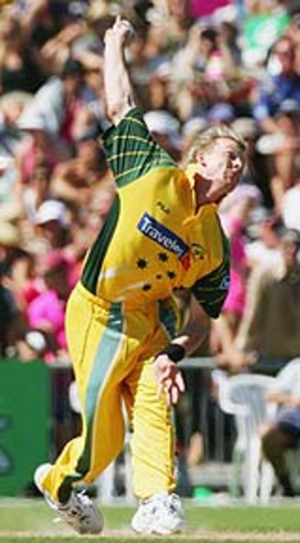 Brett Lee about to unleash his fastest delivery | ESPNcricinfo.com
