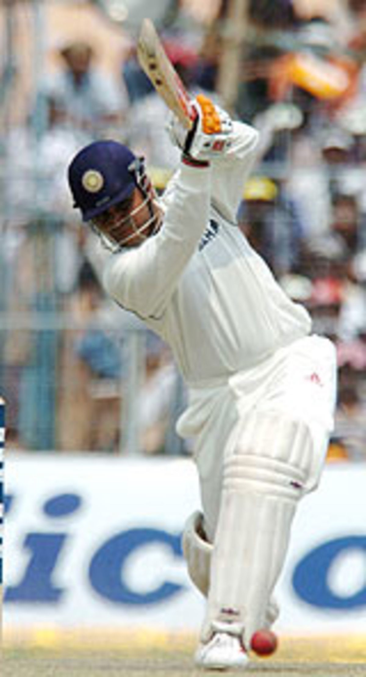 Virender Sehwag drives during his 81 | ESPNcricinfo.com