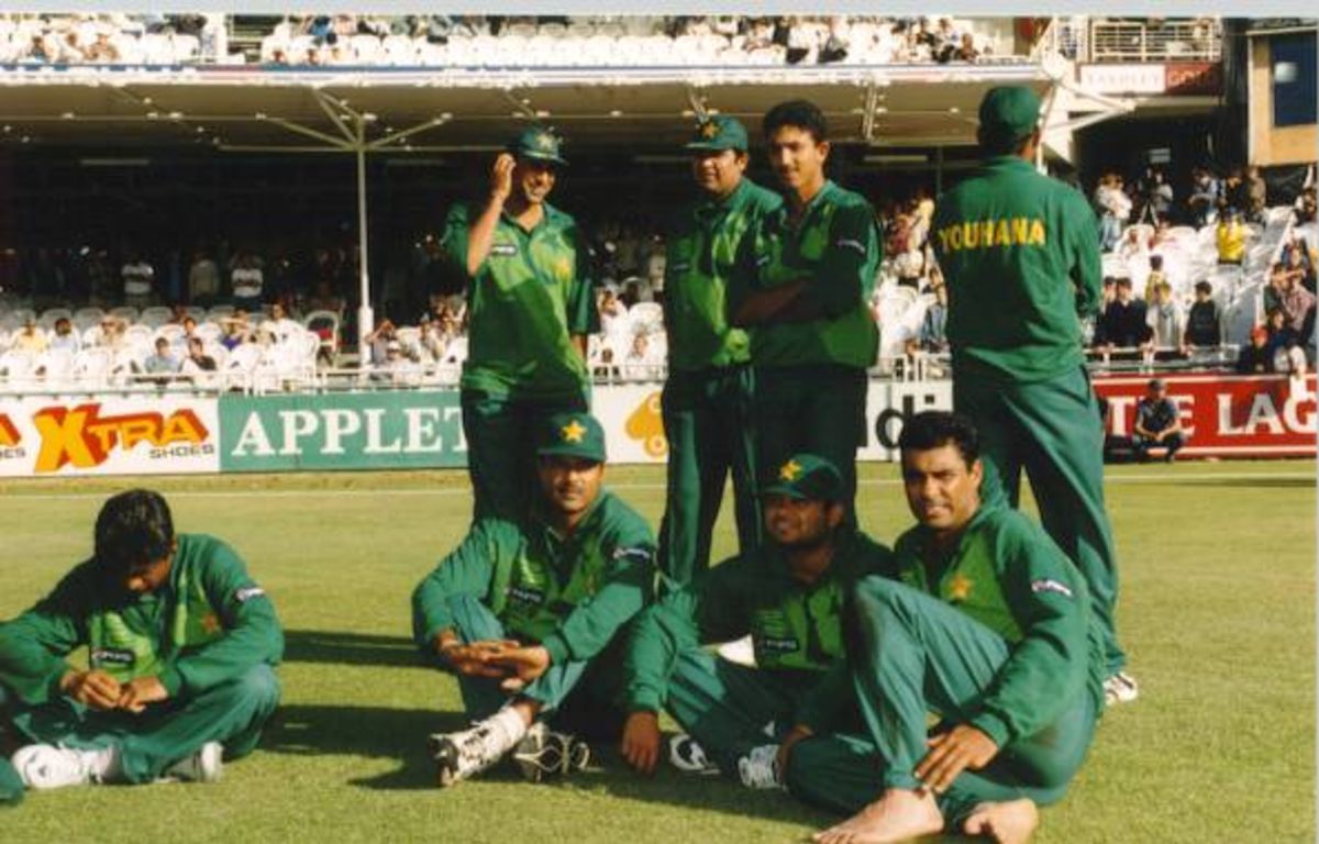 Pakistani players relax after the final. | ESPNcricinfo.com