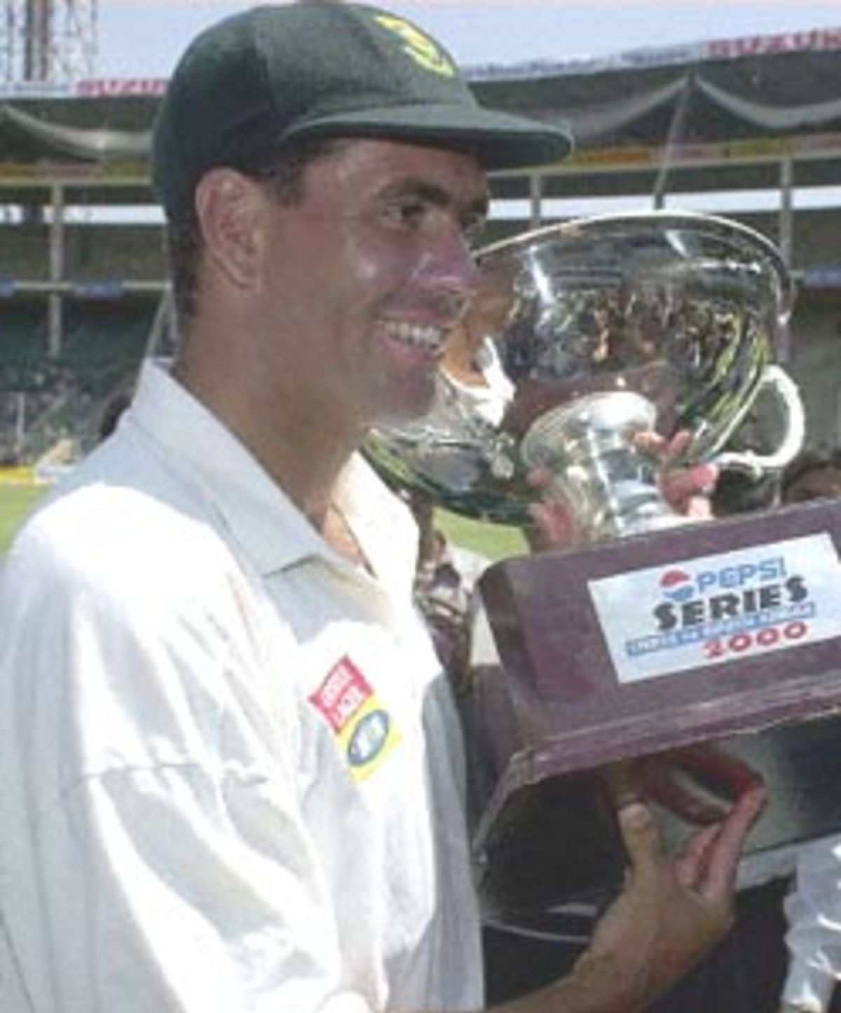 Cronje leaves the ground during the Pepsi Test Series | ESPNcricinfo.com