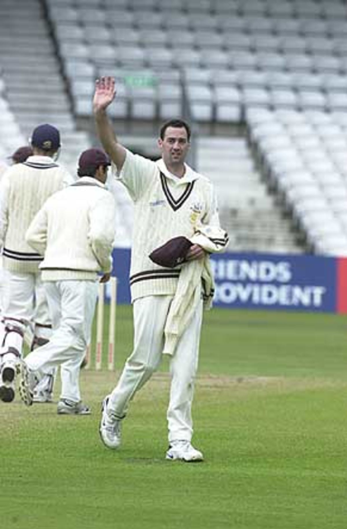 Jonathan Batty in the first game of the 2001 CricInfo Championship ...