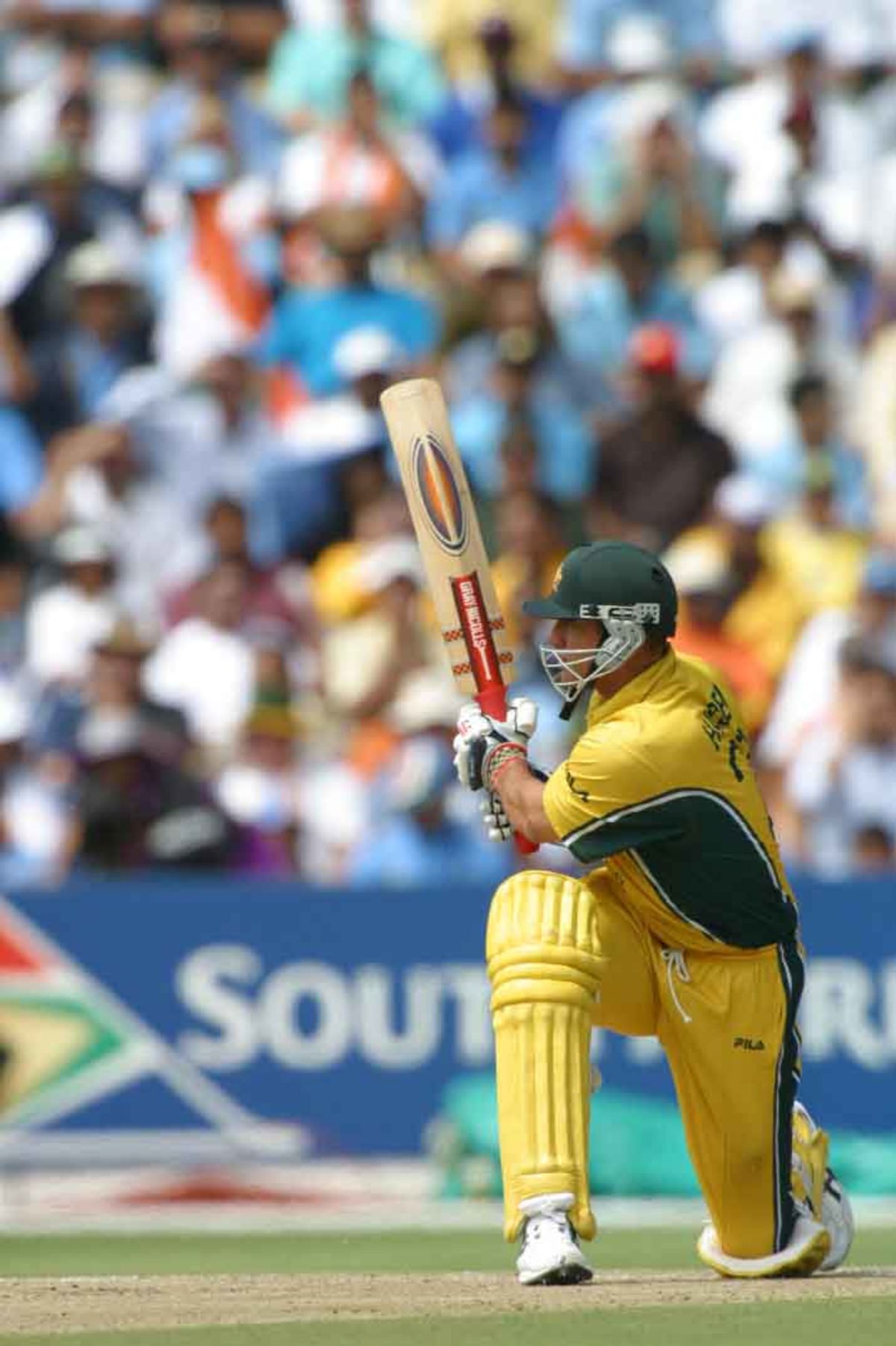 Hayden in action against India | ESPNcricinfo.com
