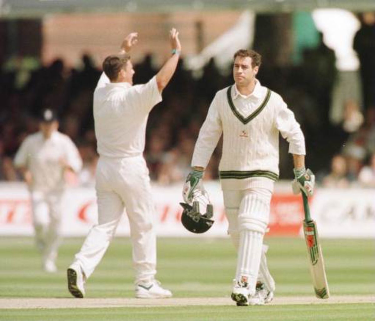 Darren Gough appeals. | ESPNcricinfo.com