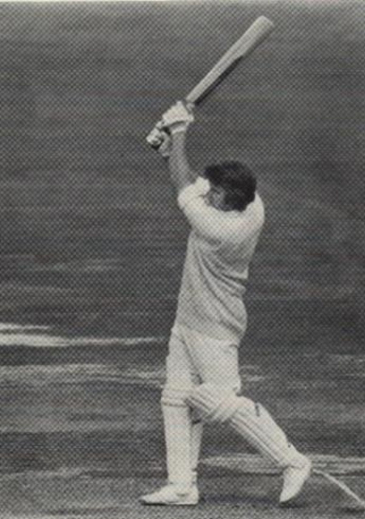 Man of the Match Clive Radley turns a ball to leg past Tony Cordle ...