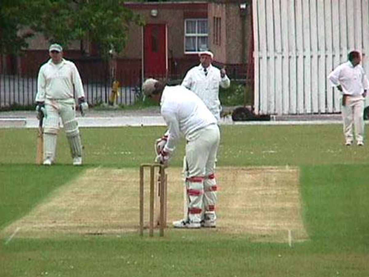 And Dave Howard opened the bowling for Ribblesdale Wanderers ...