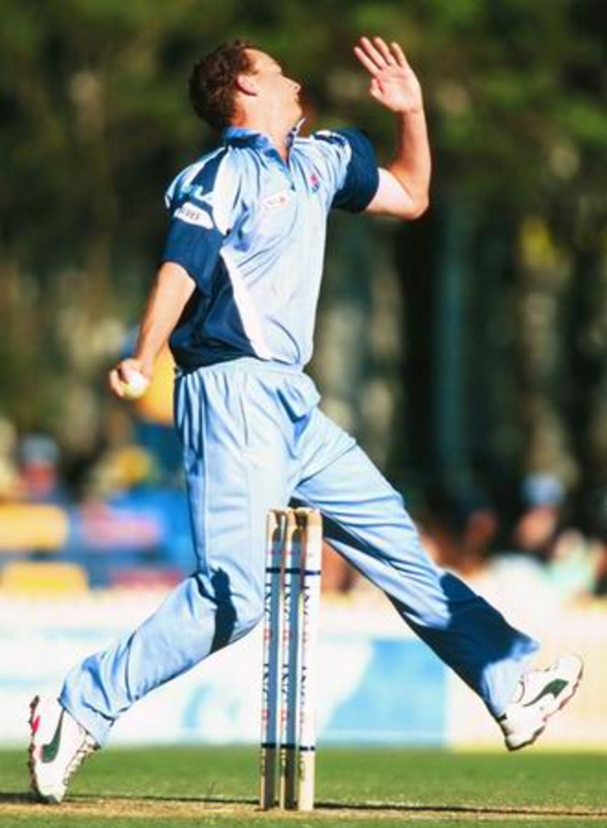 Stuart Clark bowling for NSW | ESPNcricinfo.com