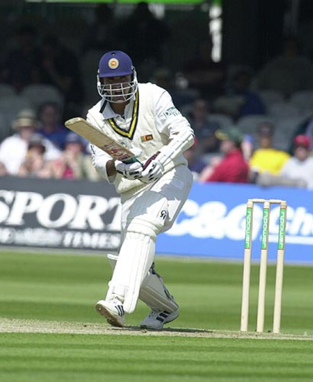 Marvan Atapattu pushes to the leg | ESPNcricinfo.com