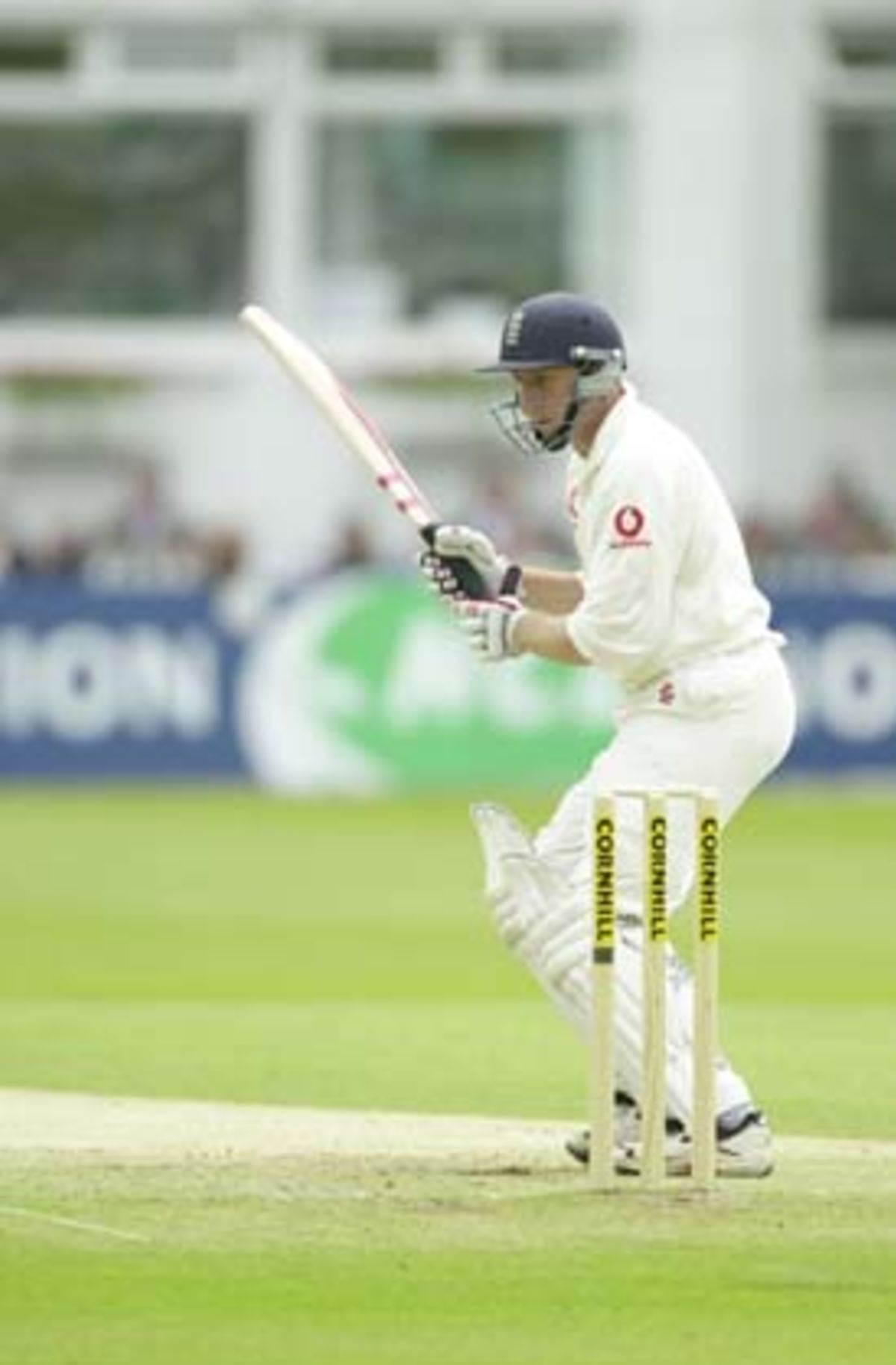 Pommie Mbangwa in his delivery stride at Trent Bridge 2000 ...