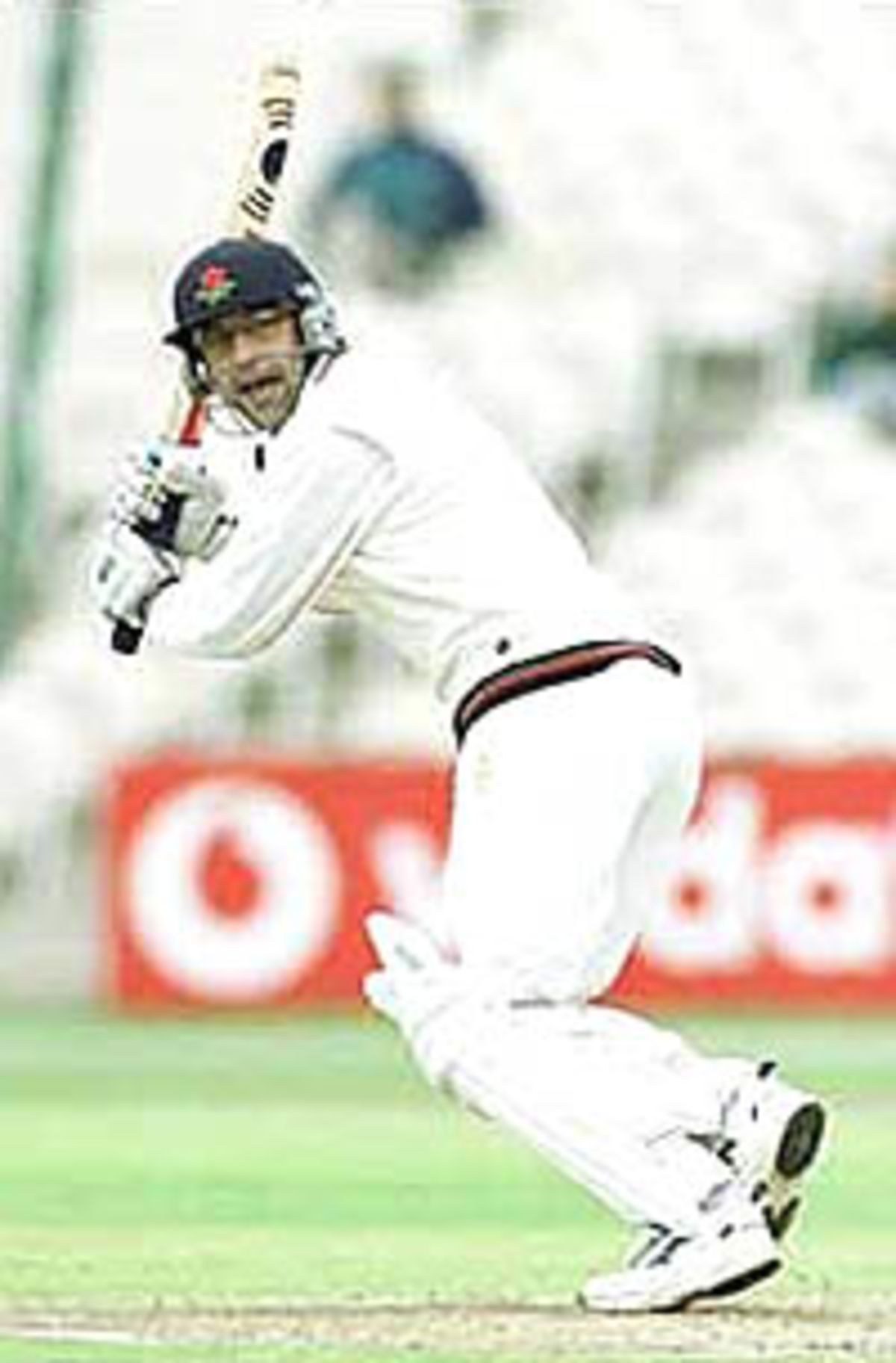 Dominic Cork is hit by a drive from Joe Scuderi | ESPNcricinfo.com