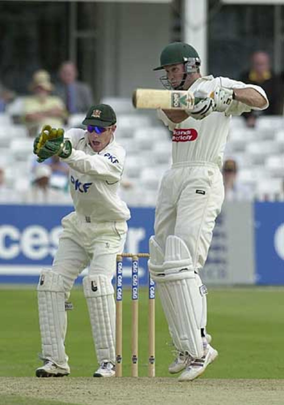 Graeme Hick smashes a ball to the off-side boundary | ESPNcricinfo.com