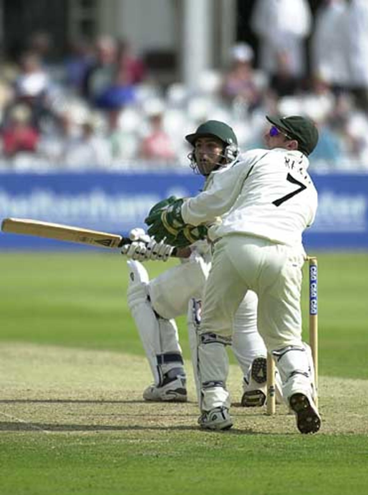 After a wonderful ton, Solanki is seen top edging this Boje ball to be ...