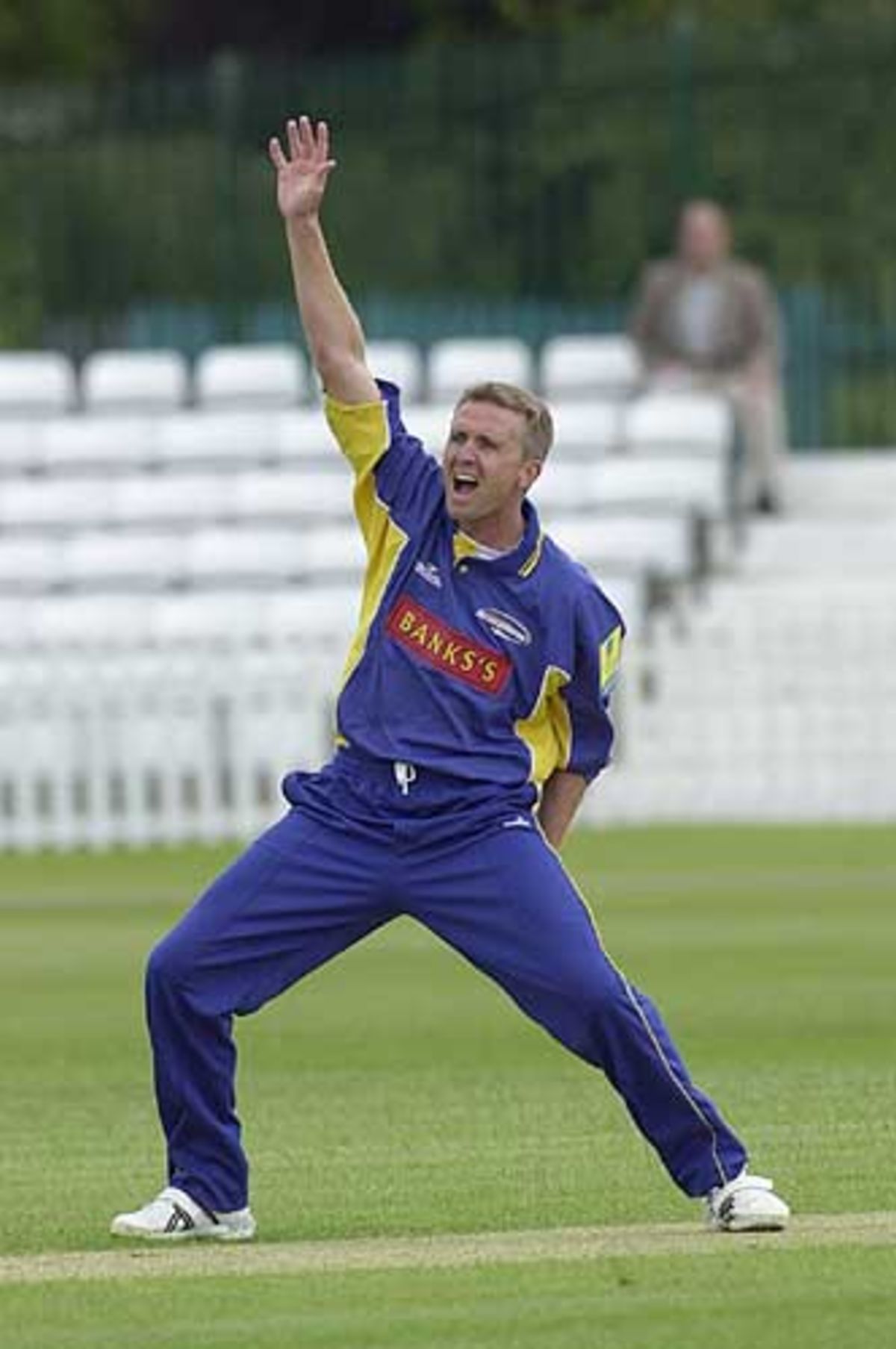 Dominic Cork in familier pose | ESPNcricinfo.com