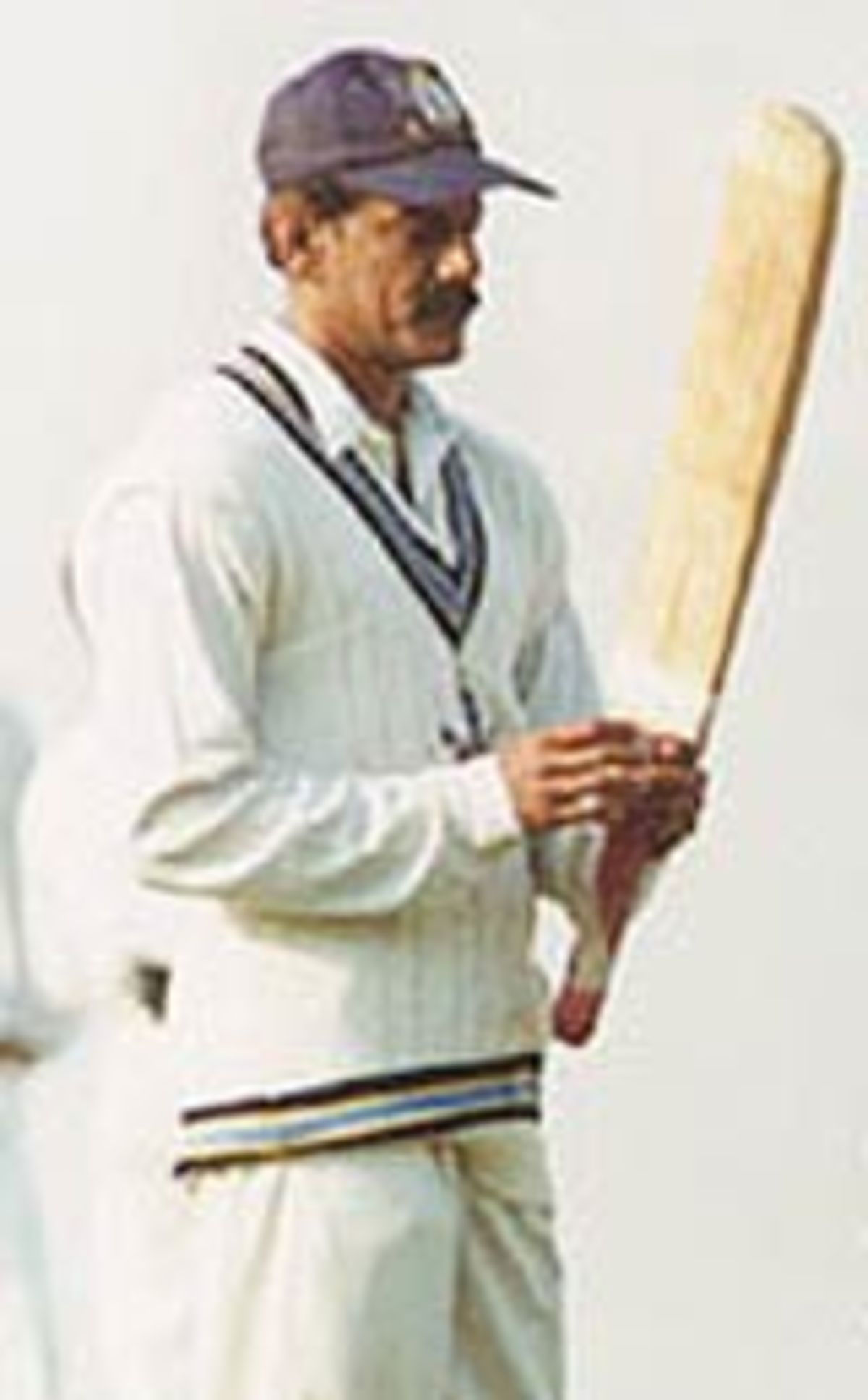Utpal Chatterjee takes a break while batting | ESPNcricinfo.com