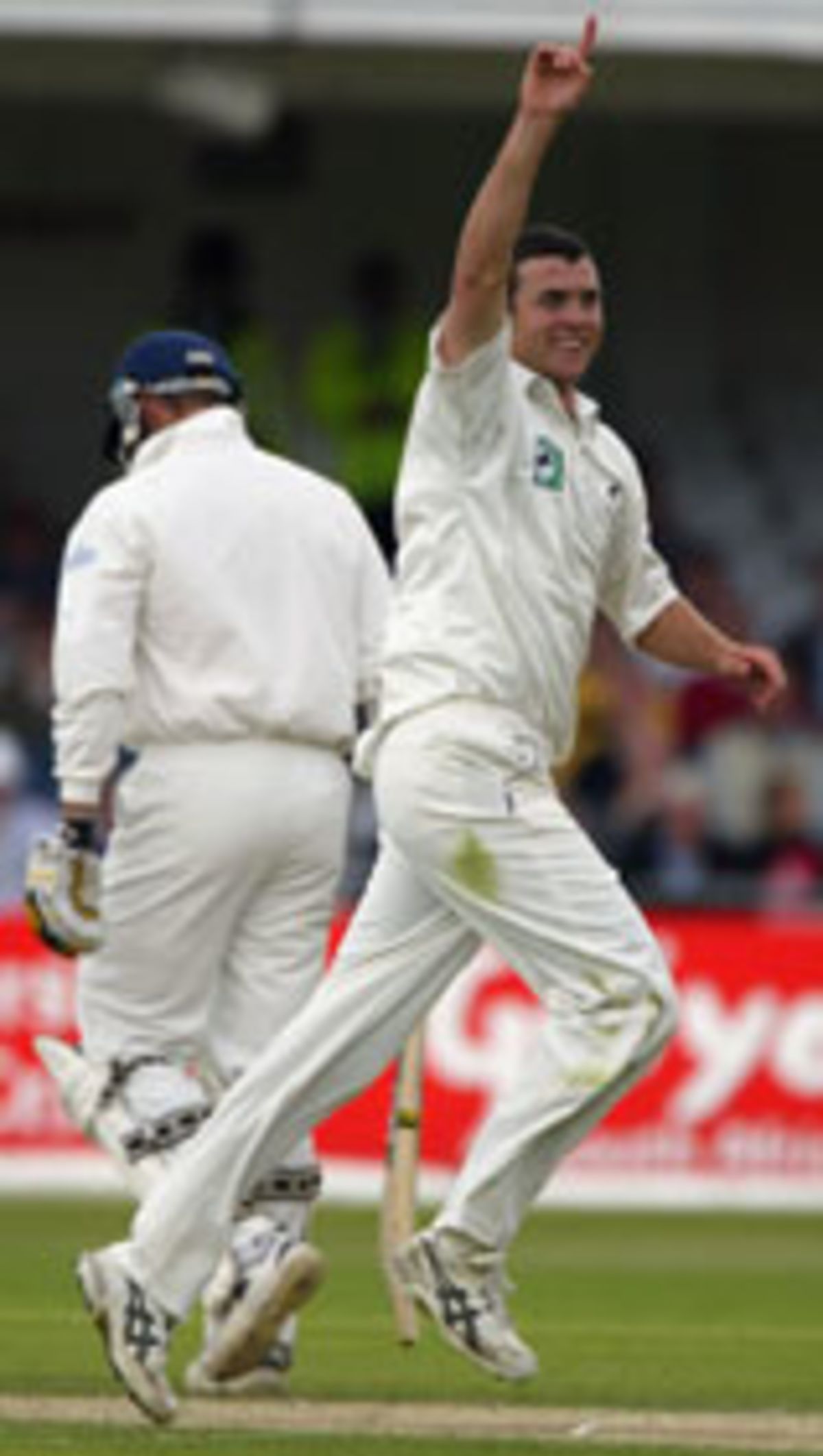 James Franklin celebrates the fall of an English wicket | ESPNcricinfo.com