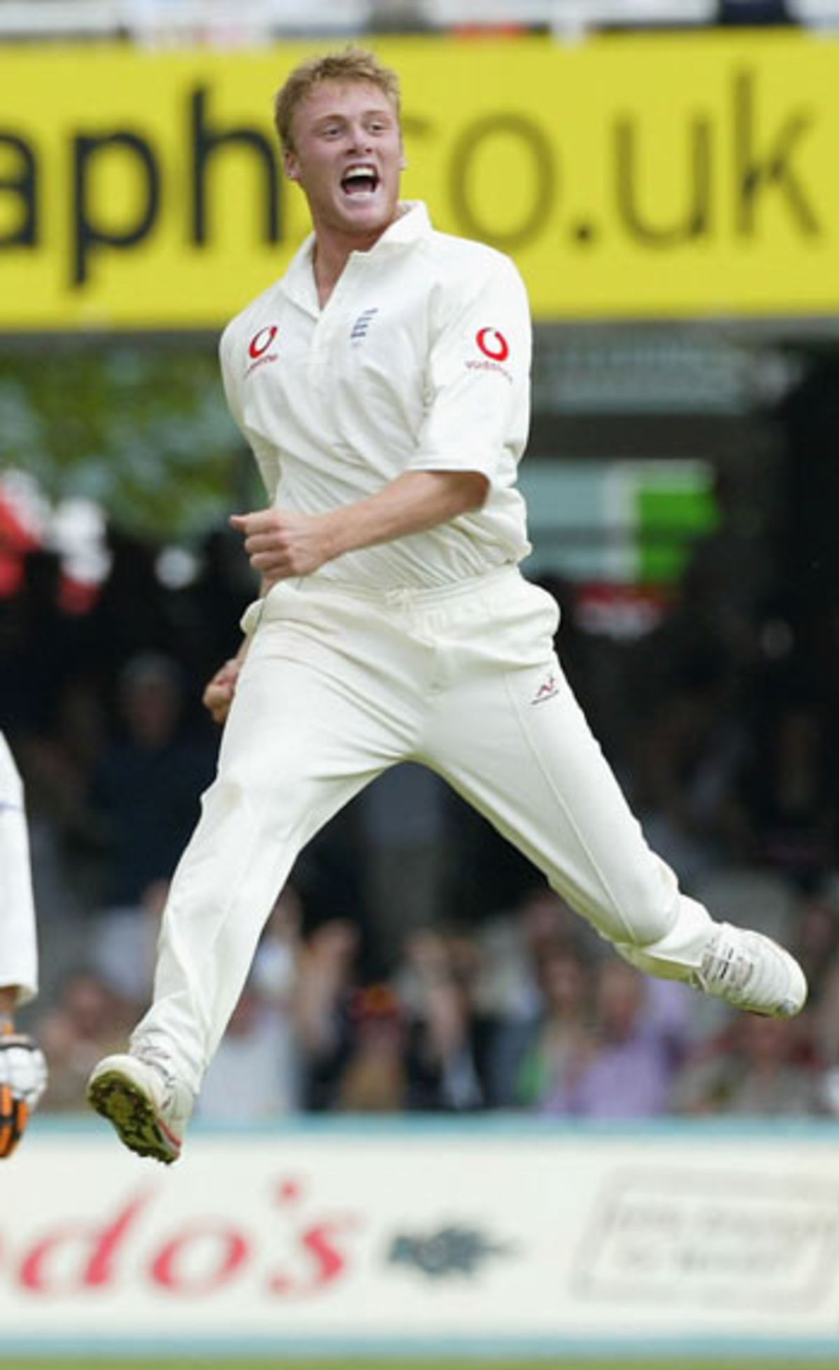 Andrew Flintoff celebrates | ESPNcricinfo.com