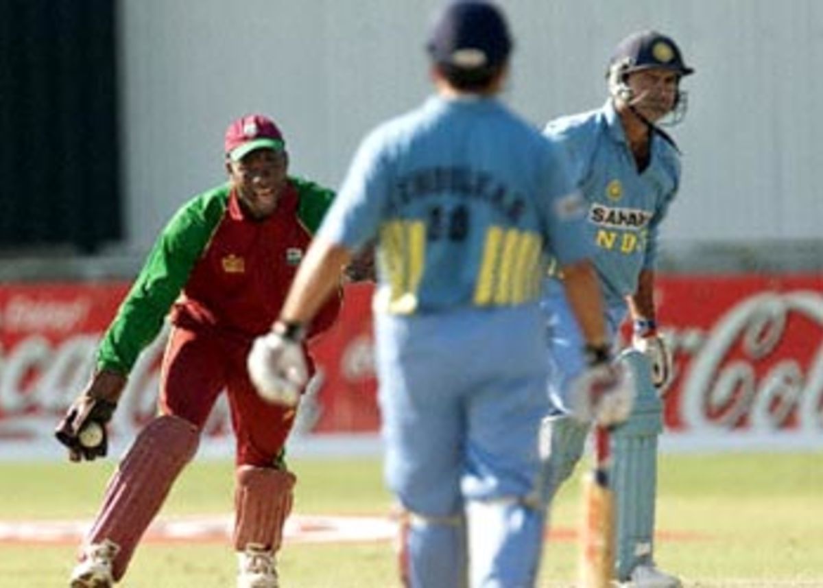 Cameron Cuffy is greeted after seeing off Sourav Ganguly | ESPNcricinfo.com