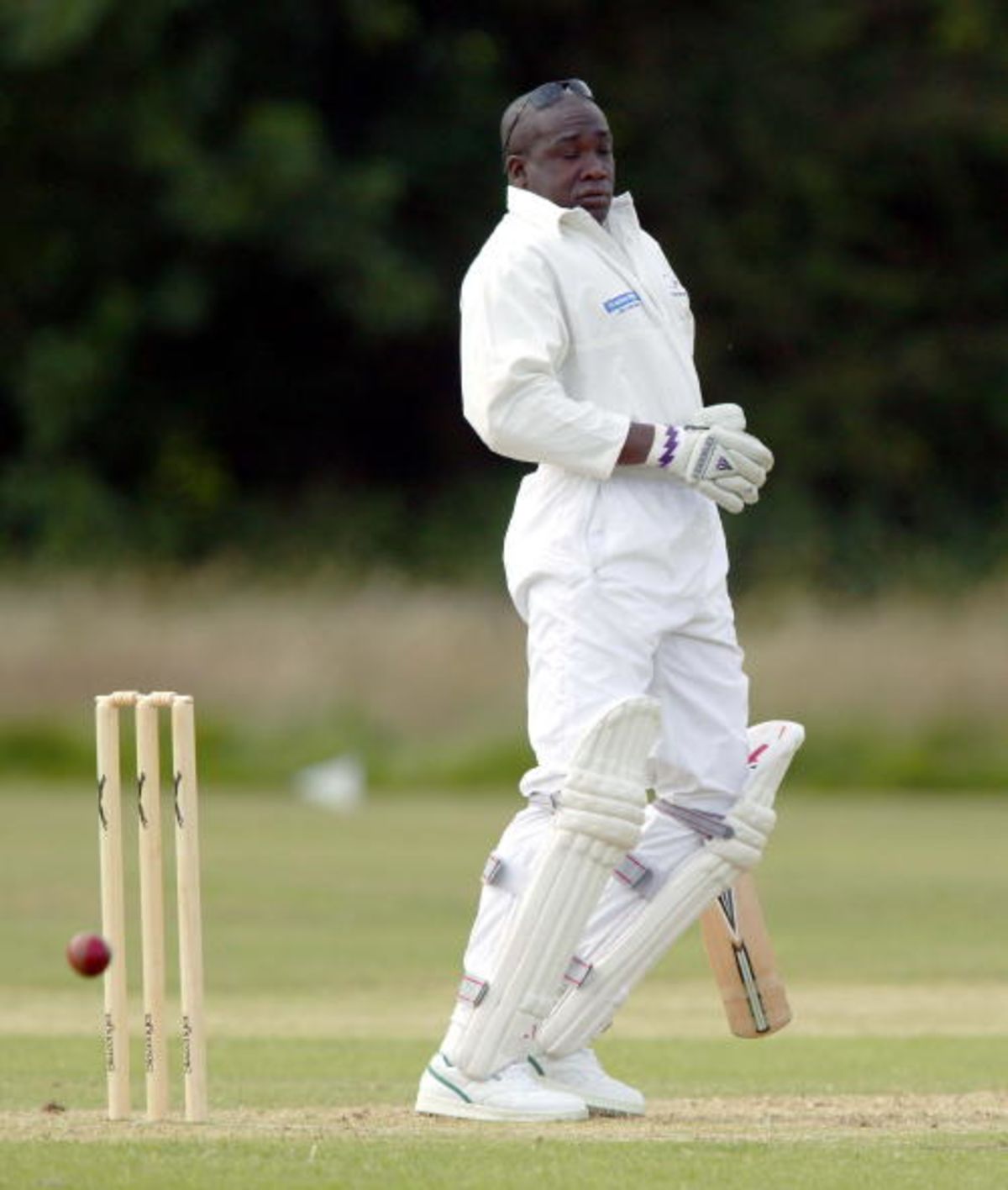 Allan Lamb bowling at the Carphone Warehouse Challenge | ESPNcricinfo.com