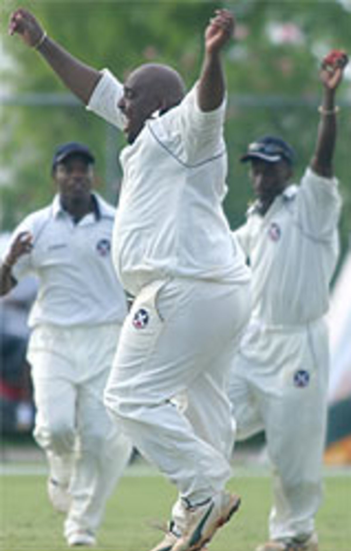 Dwayne Leverock celebrates a wicket | ESPNcricinfo.com