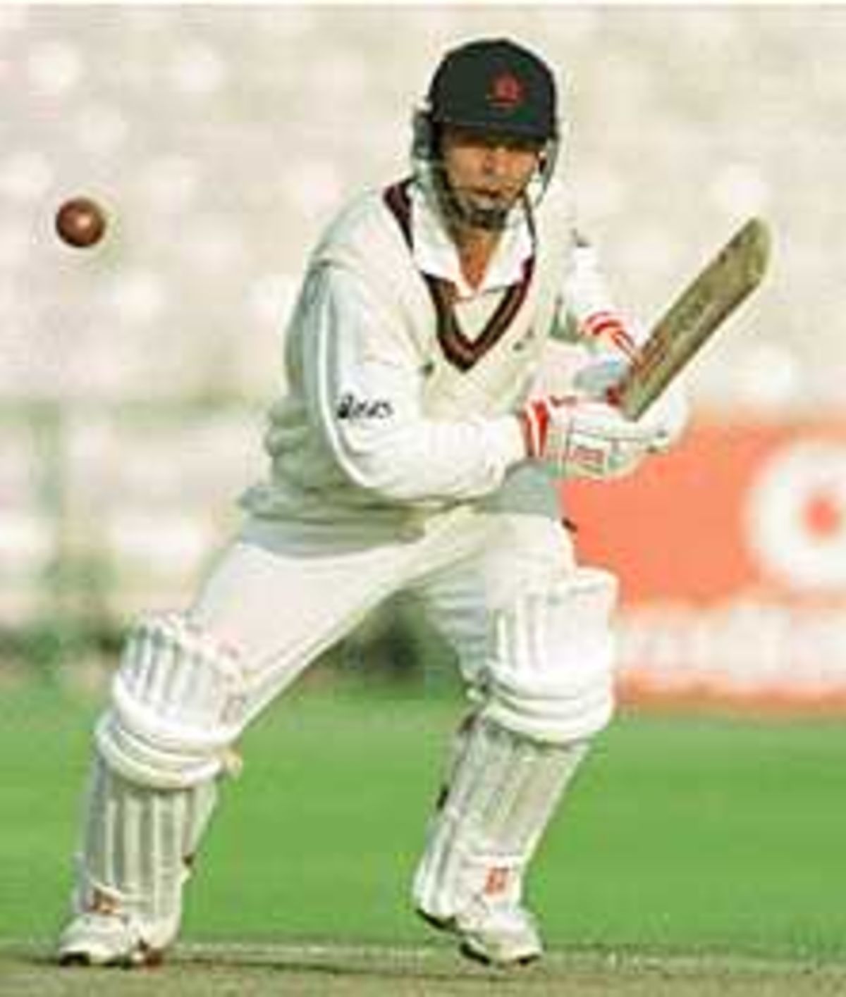 Graham Lloyd driving to the off, Lancashire v Yorkshire, Day 1 of ...