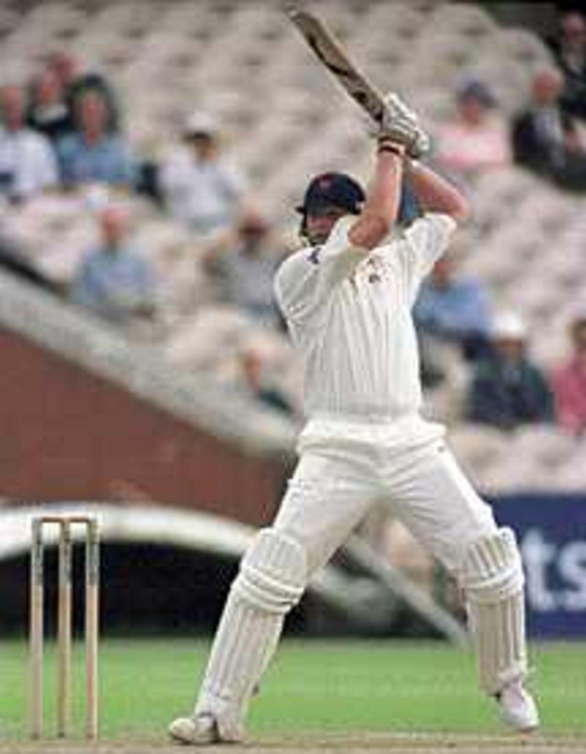 Andrew Flintoff in batting action, Lancashire v Yorkshire ...