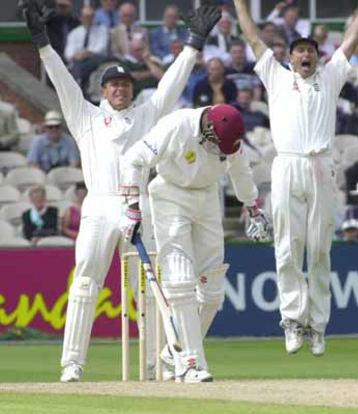 Adrian Griffith is lbw for 54 to Croft | ESPNcricinfo.com