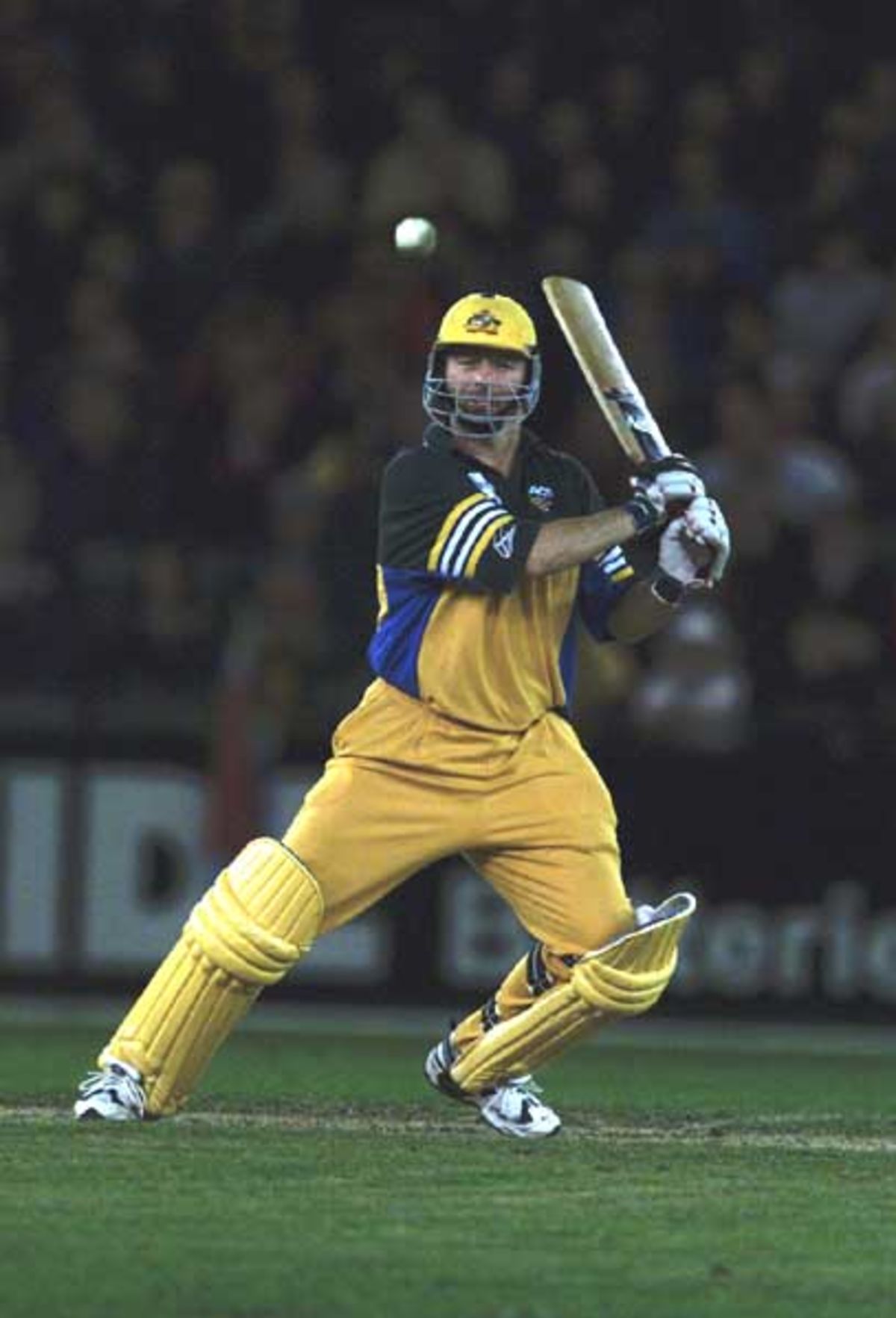 Steve Waugh hits the ball to the boundary, Australia v South Africa ...