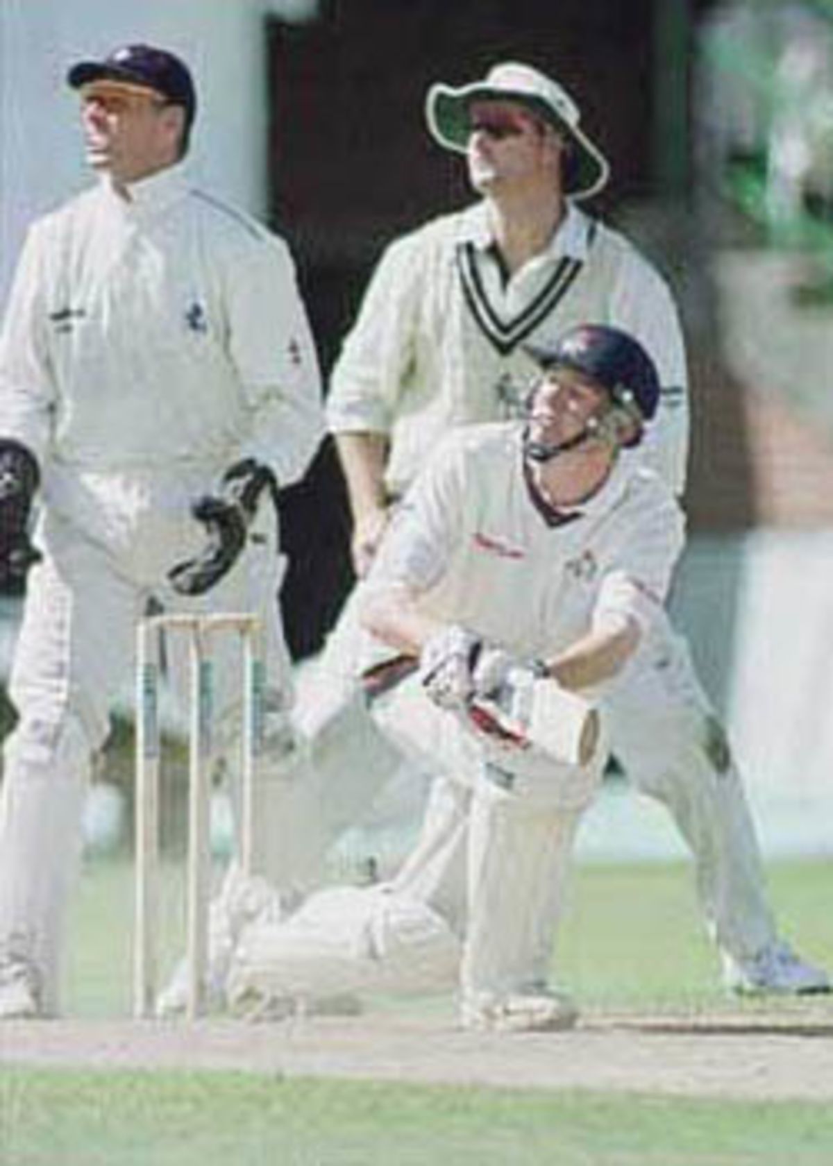 Chris Schofield plays a sweep shot | ESPNcricinfo.com