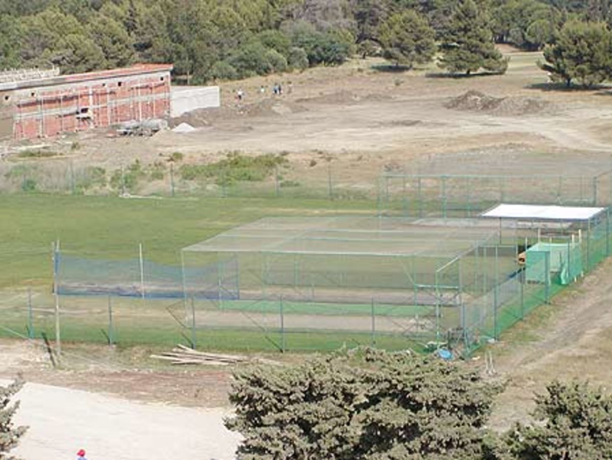 A view of nets outside the stadium | ESPNcricinfo.com